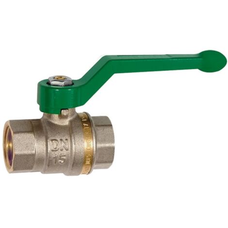 Riegler Trinkwasser-Kugelhahn, MS vern., Handhebel, IG/IG, G 1 1/4, DN 32