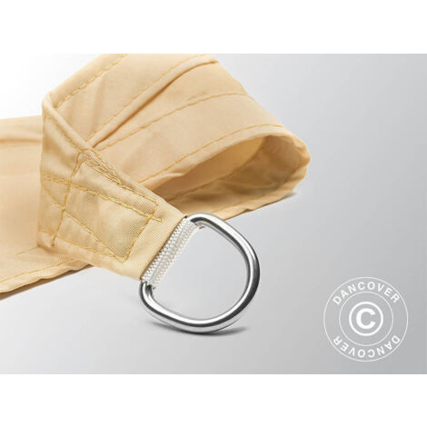 Vela de sol 5x5x7m, Triangular, Arena