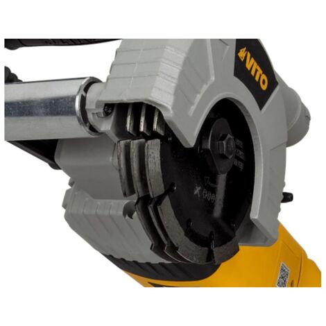 Vito – Rainureuse à béton murale 2400W – 3 disques Ø150 mm – Profondeur ...