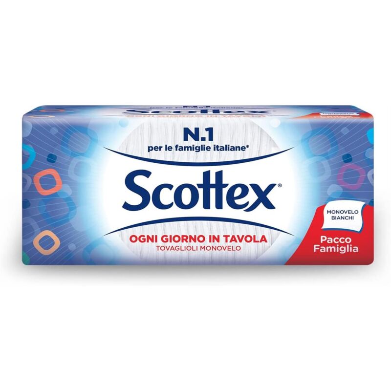 SCOTTEX TOVAGLIOLI AD UN VELO IN CONFEZIONE DA 200 PZ