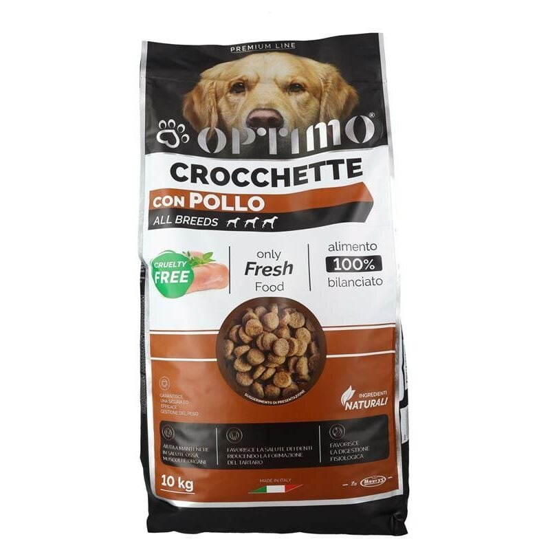 OPTIMO CROCCHETTE PER CANE CON POLLO IN FORMATO DA 10 KG
