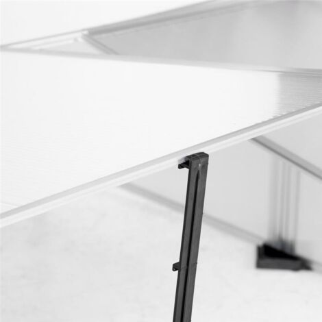 SERRA DA GIARDINO CON TETTO APRIBILE 120X100X31-41 CM COLORE TRASPARENTE