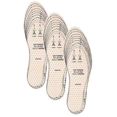 KIT SET 3 PZ MAURY'S SOLETTA PER SCARPA ALLA LAVANDA 2 PAIA