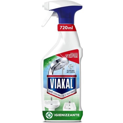 SET 2 PZ VIAKAL ANTICALCARE SPRAY DA 720ML IGIENIZZANTE