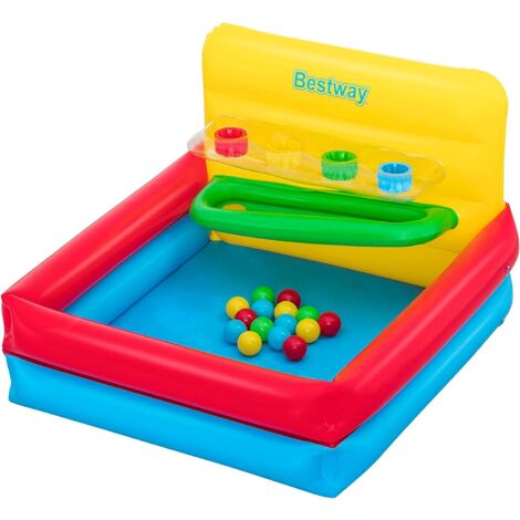 BESTWAY PISCINA CON PALLINE SORT 'N PLAY GIOCO EDUCATIVO 104X94X60 CM ...