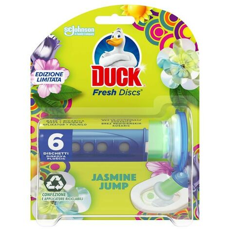 DUCK WC FRESH DISCHETTI GEL PROFUMATI 6 APPLICAZIONI IN FRAGRANZA ASSORTITA