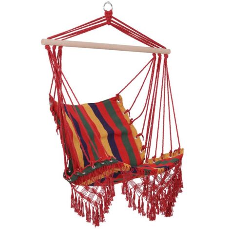 AMACA SEDIA SOSPESA IN POLIESTERE COLORATA 100 X 60 X 100 CM