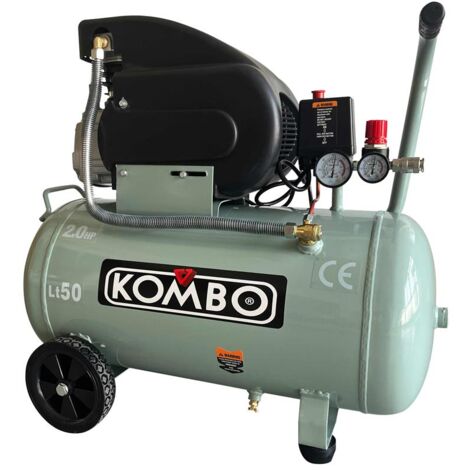 COMPRESSORE ELETTRICO 230 V -50HZ DA 2HP SERBATOIO DA 50 LT