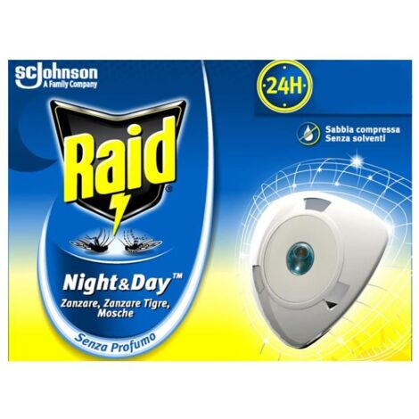 RAID NIGHT & DAY ANTIZANZARE RICARICA 24H
