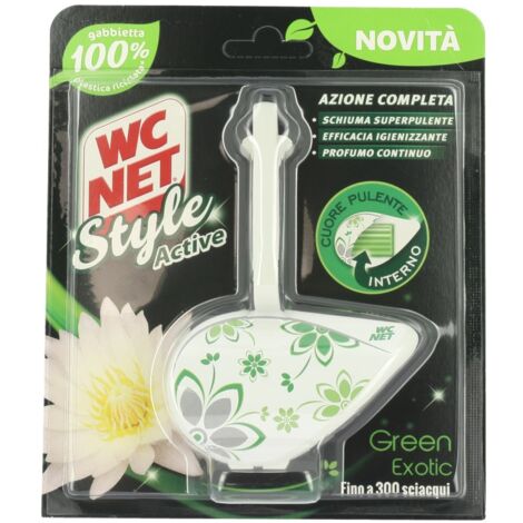 WC NET STYLE ACTIVE TAVOLETTA GREEN EXOTIC AD AZIONE COMPLETA