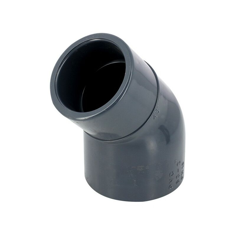 Raccord PVC pression - Coude 45° réduit PVC pression à coller MF Ø40-32