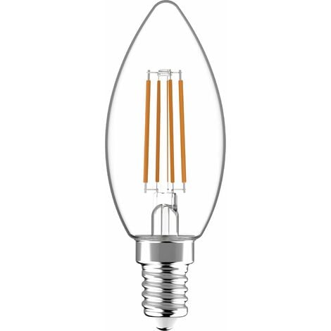 LED-Filament Kerzenlampe dimmbar C35 4,5W 470 lm warmweiß E14