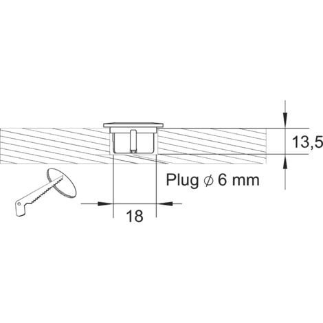 Siro Led Einbaustrahler SL-Mono Mini08, ansteuer- und dimmbar, 4000K ...