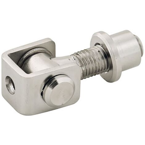 Croso Anschweißband (Torband) eingebaut verstellbar M12 Typ D, Edelstahl V2A