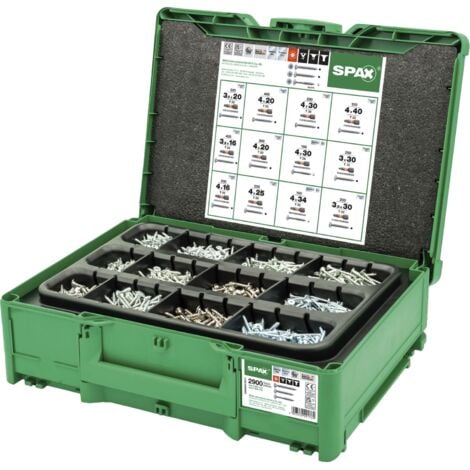 Spax Schrauben Set T-Star plus - Montagekoffer mit Möbelschrauben ...