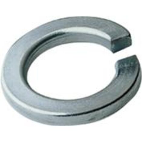 DIN127B M10 verzinkt Federring mit glatten Enden