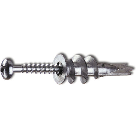 Metall Rigipsdübel mit Schrauben - Gipskartondübel 13x32 für eine ...