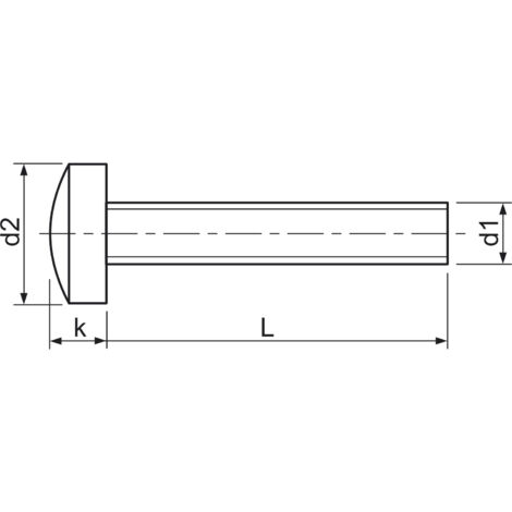 ISO7045 4.8 M 2.5x 6 Phillips Kreuzschlitz verzinkt Linsenschraube ...