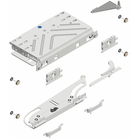 CINETTO PS40 Schiebetürbeschlag dritte Tür mittig rechts Aussenfront ...
