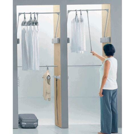 SERVETTO Kleiderlift Super Pro 1100mm Kunststoff/Stahl grau