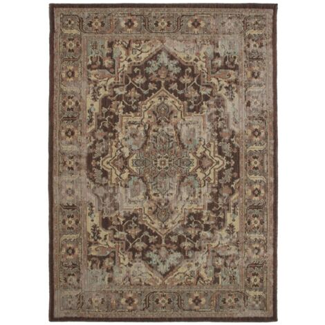 Tapis salon gris effet 3D relief doux STRUCTURA chic 133x190 ...