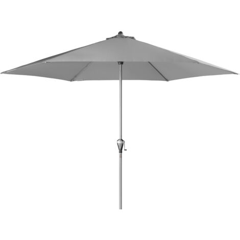 Doppler Sonnenschirm / Kurbelschirm "Active Auto Tilt 280", Ø 280 cm, hellgrau, Bezug aus 100% ...