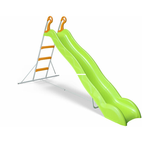 Trigano Garten Rutsche "LINOU", grün, kunststoff