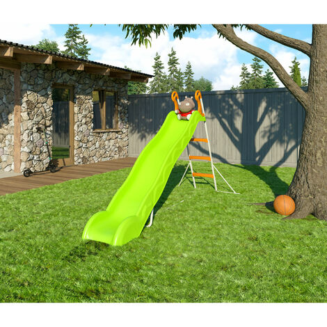 Trigano Garten Rutsche "LINOU", grün, kunststoff