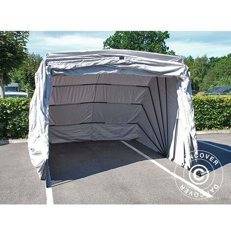 Garage pliant (Voiture), 2,6x5,8x2,1m, Gris