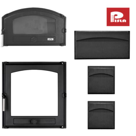 Pack Pisla série 402 noire - Avec Porte de Four