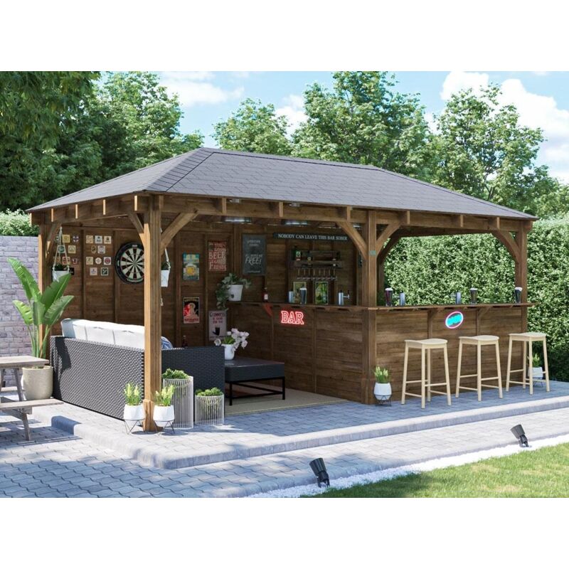Wooden Garden Gazebo B Q | Fasci Garden