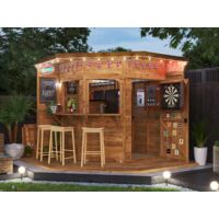 Dunster House Outdoor Bar Shed Serving Hatch Kiosk The Hangover Corner ...