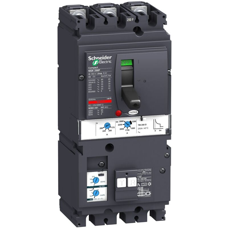 NSX250F VIGI MH TM250D 3P3D DISJONCTEUR VIGICOMPACT - LV431930