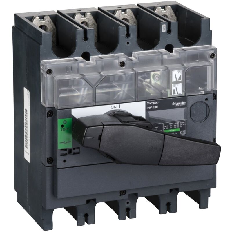 Interrupteursectionneur à coupure visible Interpact INV630 4P 630 A - 31175