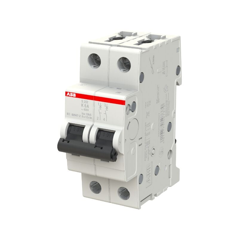 Disjoncteur S200 2P K 6 6kA - ABB2CDS252001R0377