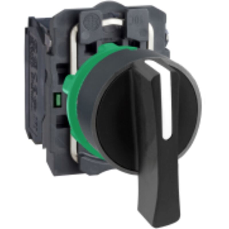 Harmony XB5 - bouton tournant à crosse - Ø22 - 3 pos fix - noir - 2F ...