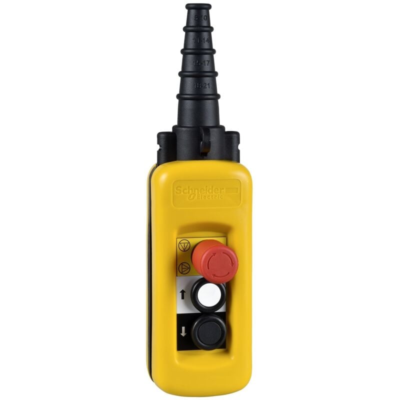 Harmony XACA - boîte pendante - 2 poussoirs 1 arrêt d'urgence - XACA2713