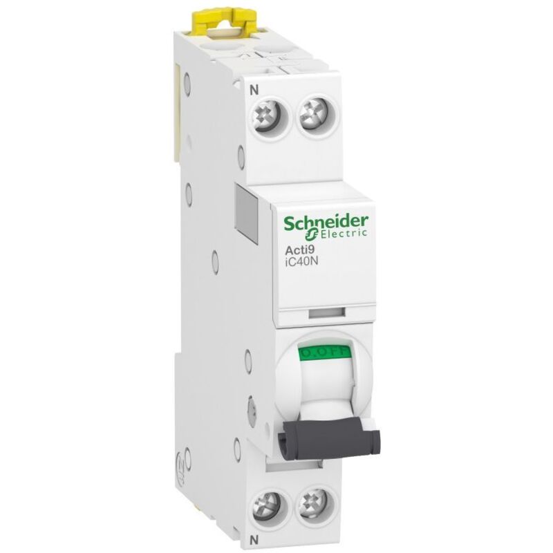 Acti9 IC40N disj mod 1P+N D 10A 6000A/10kA - A9P64610