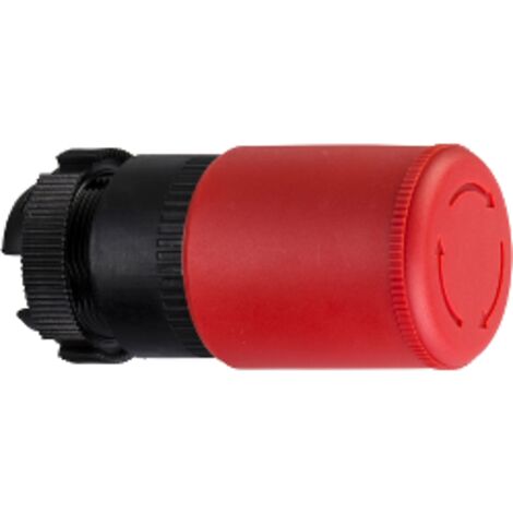 Harmony XAC - tête arrêt urgence - pousser tourner - Ø30 - rouge - ZA2BS834