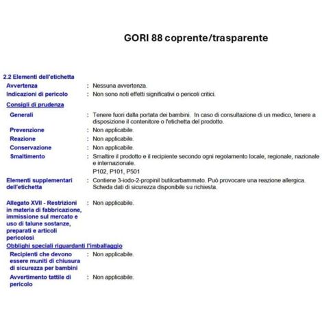 GORI 88 COMPACT Finitura a gel effetto cerato coprente - 707 Marrone ...