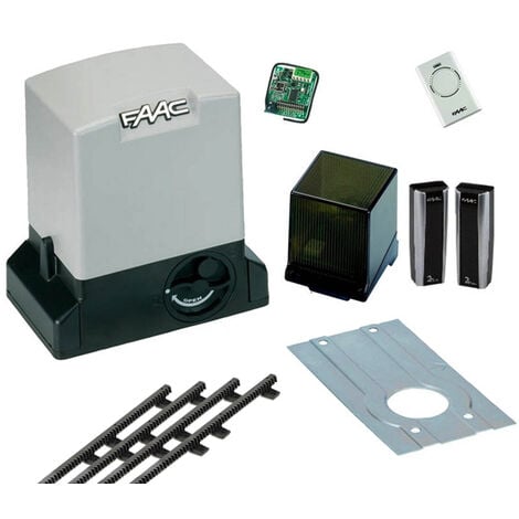 FAAC Kit Automatisme de portail coulissant DELTA 3 741 + 4m 230v Safe 900Kg 105630445