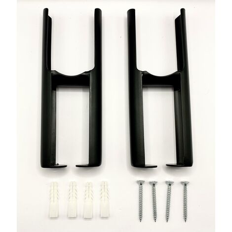 Black Freestanding 3 Column Traditional Radiator Feet Central Heating ...