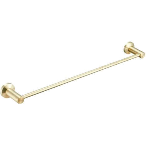 Manissa Brushed Brass Towel Bar Long Bathoom Towel Rack Length 610mm ...