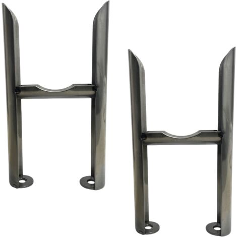 Raw Metal Freestanding 2 Column Traditional Radiator Feet Central ...