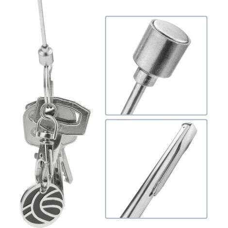 PrimeMatik - Varilla telescópica y con imán en el extremo Recogedor ...