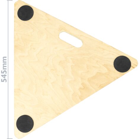 PrimeMatik - Plataforma triangular de carga y transporte con ruedas 545 mm