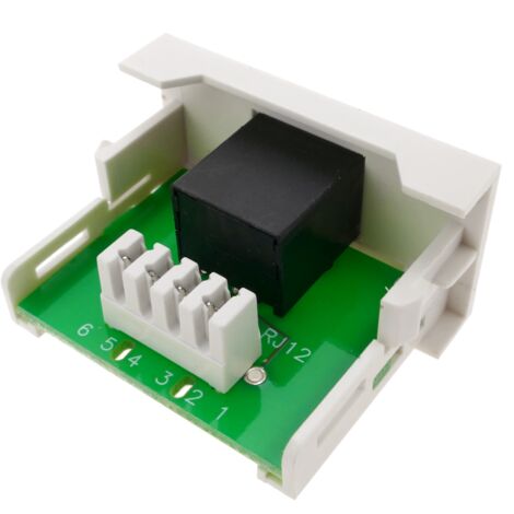 BeMatik - Módulo de 45x22,5mm RJ11 Cat.3