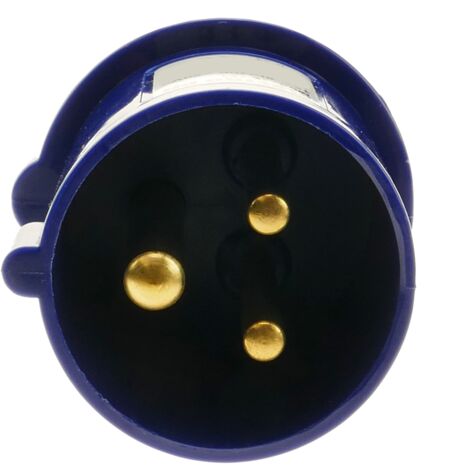 BeMatik - Enchufe industrial Adaptador CETAC macho a SCHUKO hembra 2P+T 16A 230V IP44 IEC-60309 ...
