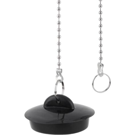 PrimeMatik - Cadena de bolas cromada para tapón de desagüe cocina o ...