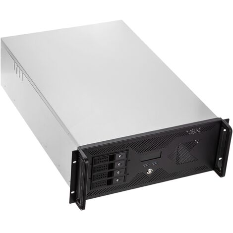 RackMatic - Caja rack 19" IPC ATX 4U 1x 5.25" + 4 x 3.5" (Hot Swap) fondo 650mm